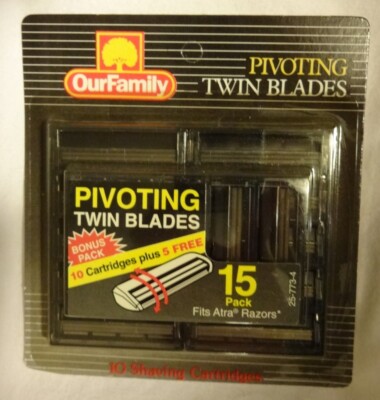 30 twin blade pivoting cartridges Our Family fits atra razors made in ...