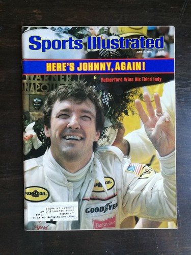 Sports Illustrated June 2, 1980 - Johnny Rutherford Indy 500 Bill ...
