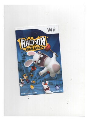 Rayman Raving Rabbids Nintendo Wii MANUAL ONLY Authentic Original | eBay