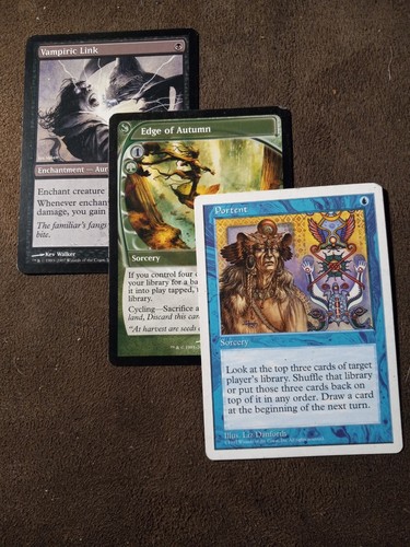 Vampiric Link, Portent, Edge Of Autumn Magic Cards Mtg | eBay