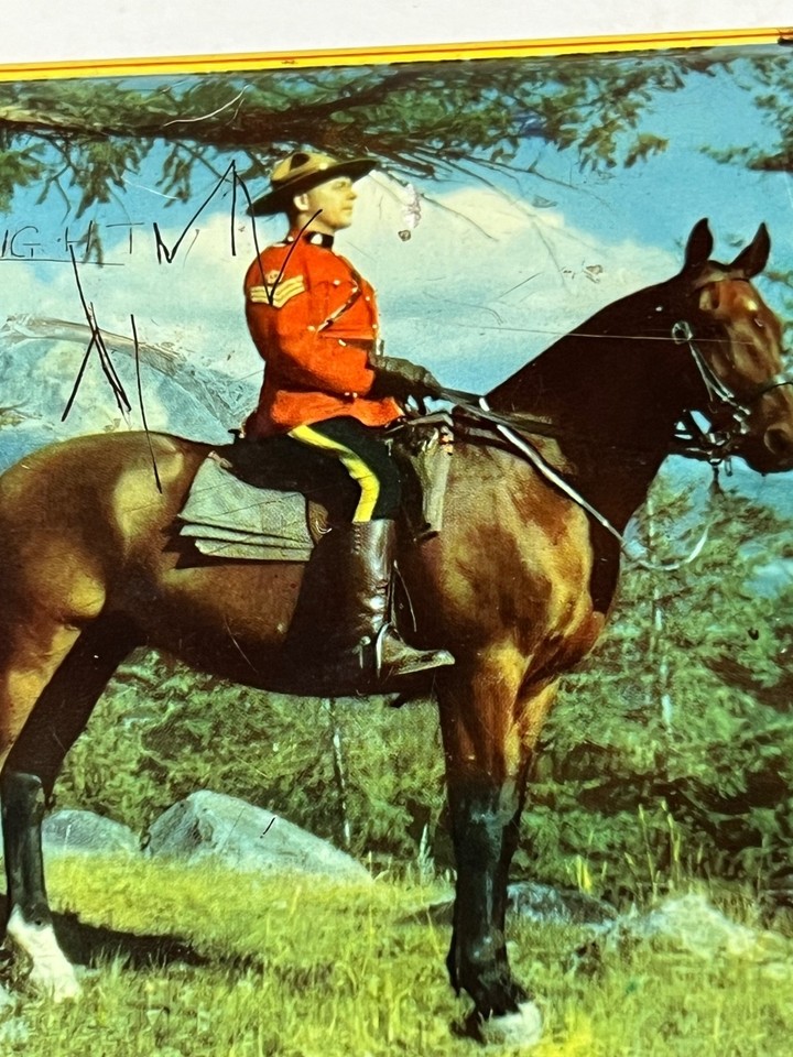 Old Vintage Tin Rileys Toffee Halifax Canadian Mountie On Patrol | eBay UK