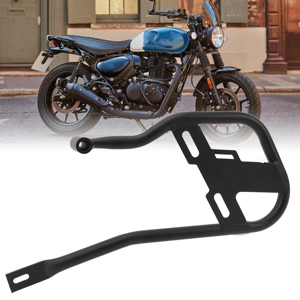 ⁺Motorcycle Left Saddlebags Mount Iron Tube Side Luggage Carrier Rack ...