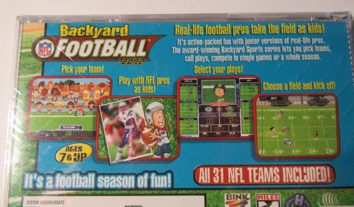 Backyard Football Pc Game BACKYARD BASEBALL 2001 PC