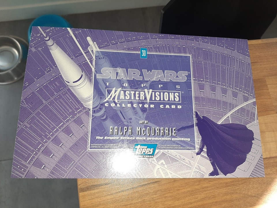 Star wars Topps Master Visions collector Ralph McQuarrie Topps Trading ...