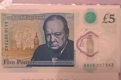 Rare five pound note AA10 | eBay UK