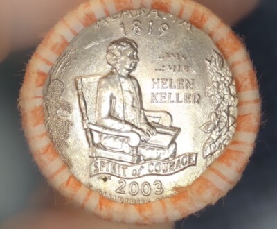 2003 D Alabama Statehood Quarter Bank Roll - BU 40 Coins | eBay