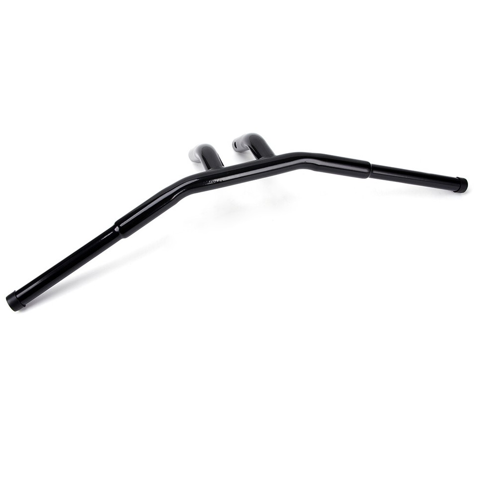 Fat 1-1/4" Black 8" Rise Pullback T-Bars Handlebars Drag For Harley ...