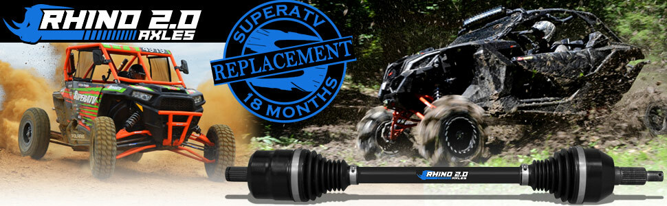 SuperATV Rhino 2.0 Heavy-Duty Axle for Polaris RZR Pro R (2022+) - REAR ...