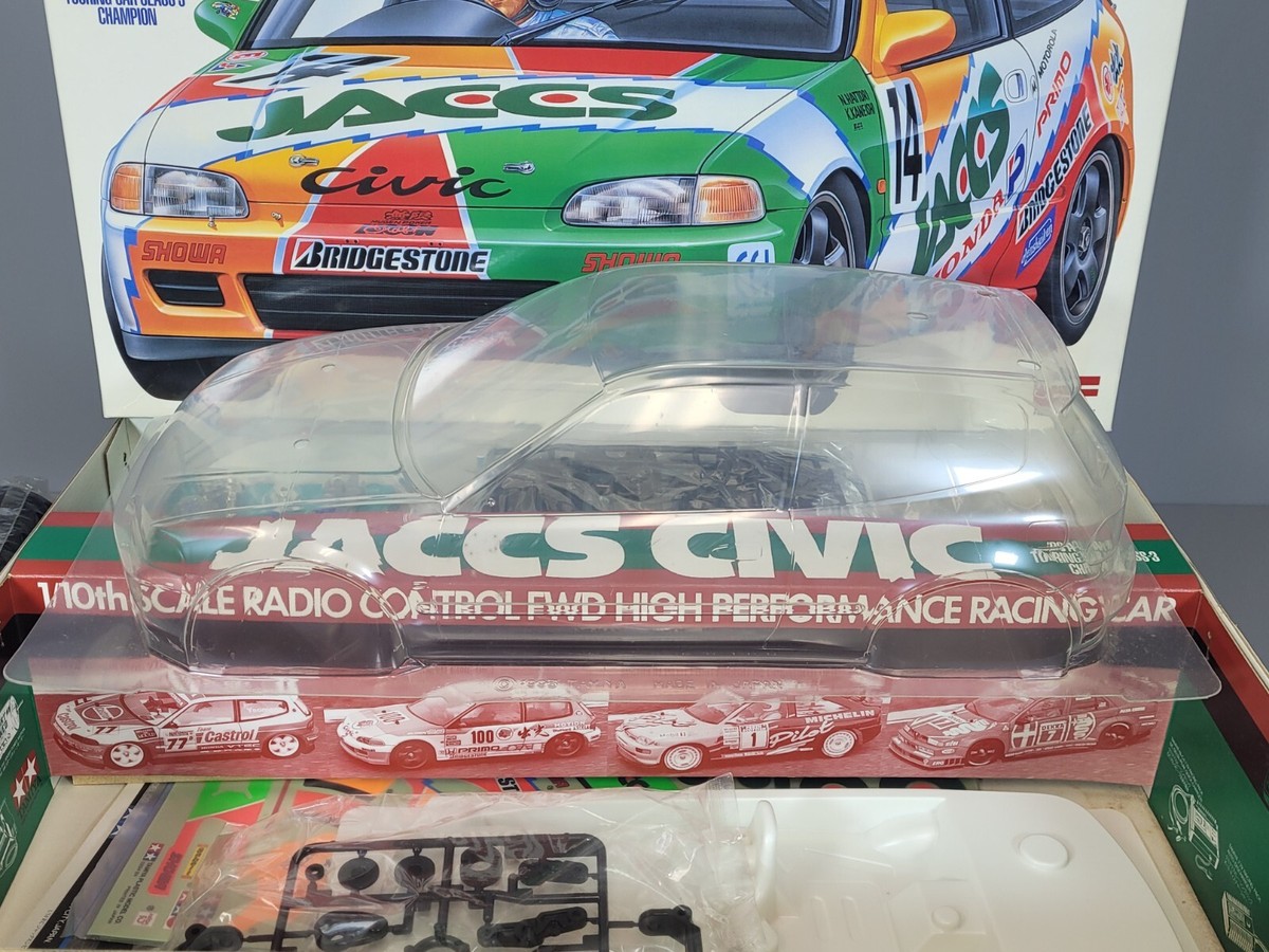 Rare 1994 New Tamiya 1/10 R/C Civic Jaccs FF-01 Chassis Rare 1994 New Tamiya 1/10 R/C Civic Jaccs FF-01 Chassis
