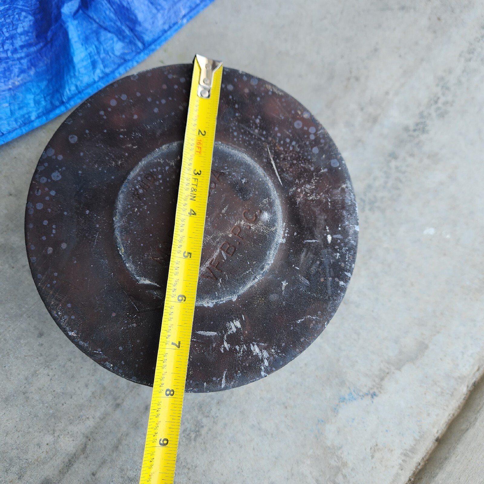 Trailer King Pin 2" w 3/8" Bolster Plate for 5th Wheel Gooseneck Made ...