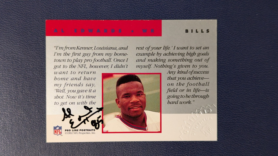 1991 & 1992 Pro Line NFL AUTOGRAPHS w/ COA seal - YOU PICK - (FREE ...