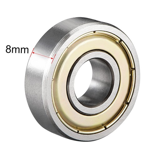 6000ZZ Ball Bearings Double Shield 10mmx26mmx8mm High Carbon Steel Z1 ...
