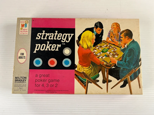 Strategy Poker (Vintage Game) – 1968 – Milton Bradley | eBay