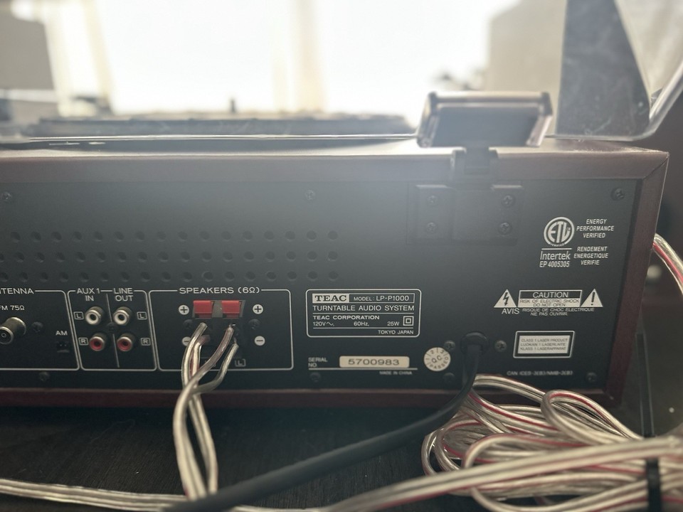 TEAC Turntable Stereo System with CD, Radio & Bluetooth LP-P1000 | eBay