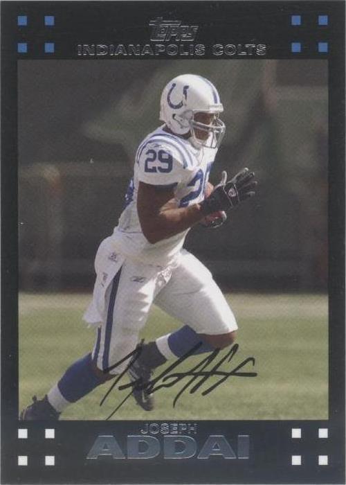 2007 Topps - Joseph Addai #74 for sale online | eBay