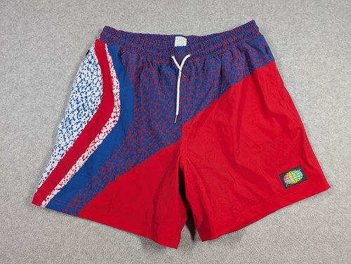 Slunks Men Shorts XL Volleyball Swim Trunks Drawstring Lined Athletic ...