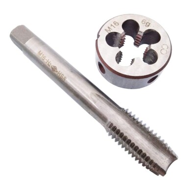 US Stock HSS M16 x 2mm Tap & M16 x 2.0mm Die Metric Thread Right Hand ...