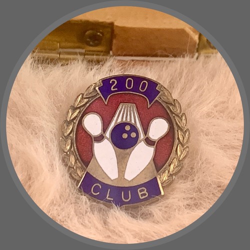 Vintage 200 Club Bowling Lapel Pin Enamel Collectible | eBay