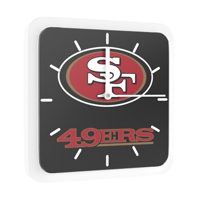 NEW - San Francisco 49ers Football Club Foam Magnet Clock | eBay