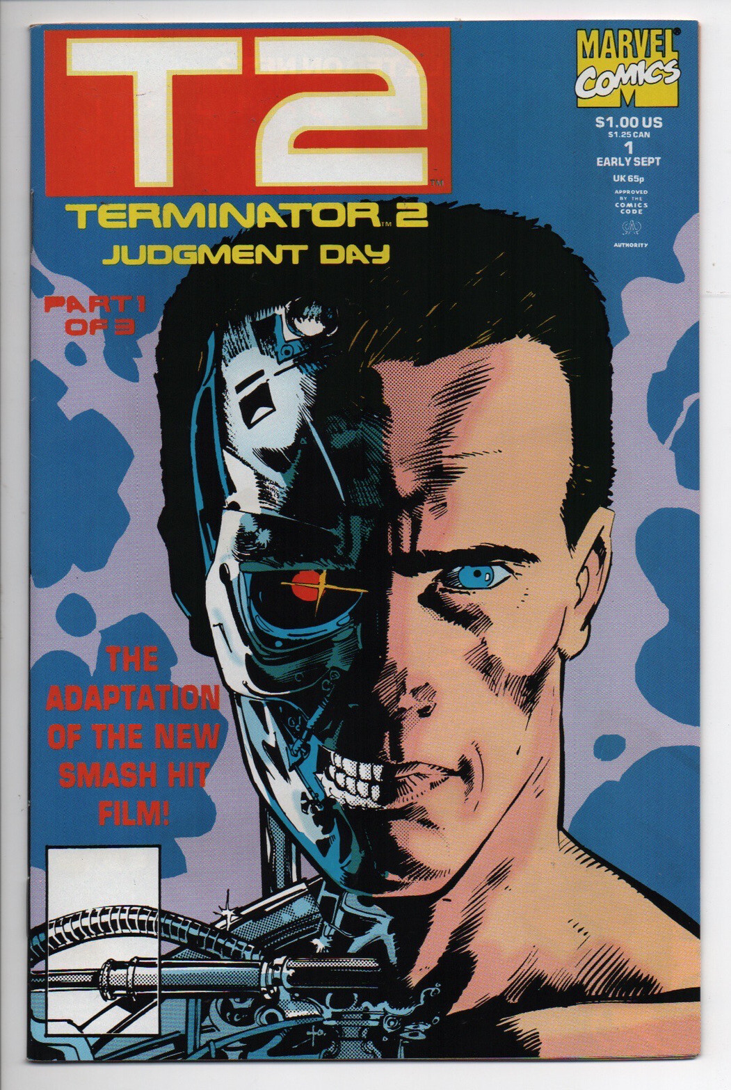 Terminator 2 Judgement Day T2 Part 1 Of 3 Marvel Comic Book 1991 Film ...
