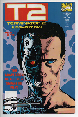 Terminator 2 Judgement Day T2 Part 1 Of 3 Marvel Comic Book 1991 Film ...