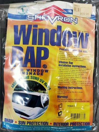 Shevron Window Rap Fit Ford Falcon BA Rear Sedan | eBay