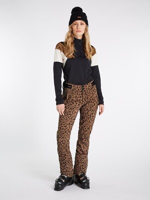 Womens Protest PRTANGLE FUDGE CAMEL ANIMAL TANGLE Ski Pant- SHORT LEG ...