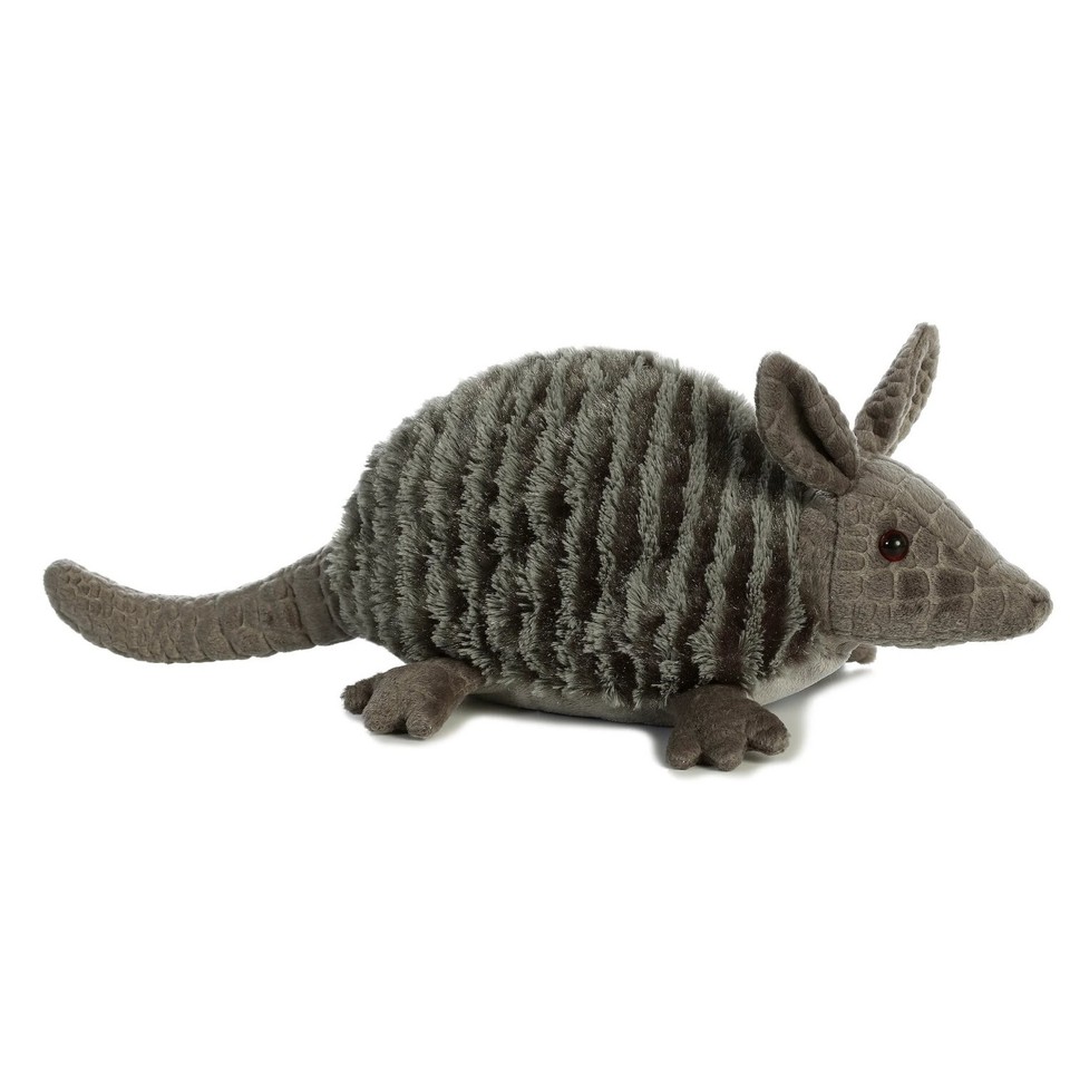 Aurora Armadillo Plush Toy Stuffed Animal 12” Flopsie Gray Soft Cute ...