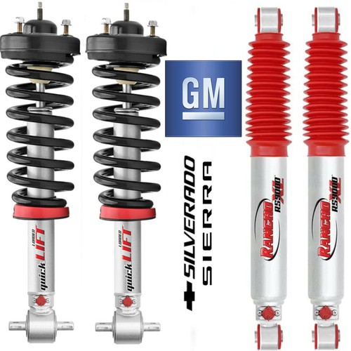 Rancho Quick Lift Leveling Front Struts and Rear Shocks 2014-2018 ...