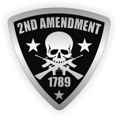 2nd Amendment Hard Hat Sticker | Shield Welding Skull Motorcycle Helmet ...