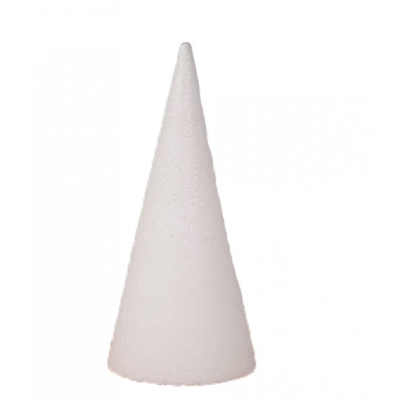 Polystyren / Styropor Cone 26cm OASIS® Various Quantities Crafts Home ...