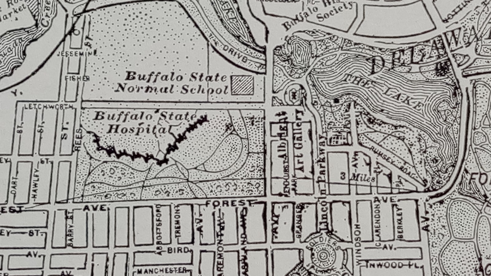 Vintage 1945 World War II Atlas City Map Buffalo, NY, New York WWII Railroads! | eBay