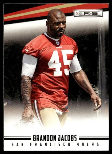 2012 Panini Rookies & Stars Brandon Jacobs San Francisco 49ers #97 | eBay