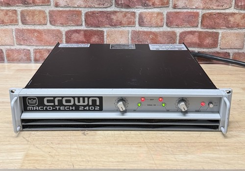 crown macro-tech 2402 power amplifier | eBay