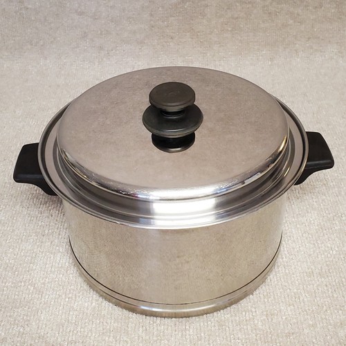 Lifetime 18/8 Stainless Steel 5 Qt. Stock Pot Dutch Oven w Lid Heavy ...