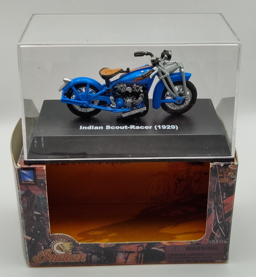2005 New Ray Toys Indian 1:32 scale motorcycle lot of 6 In box, read ...