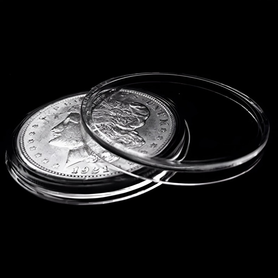 100P 38mm Coin Holder Capsule Case Storage For Morgan Peace Ike Silver ...