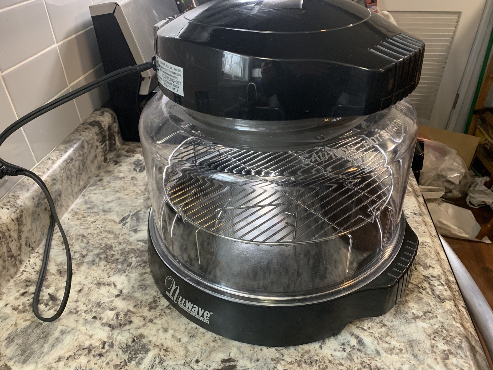 NuWave Pro Infrared Oven Black Model 20329 Clear Dome w/ Lid Holder NEW ...