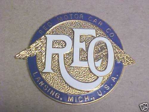 REO 1910 Down Wing Medallion Emblem Radiator Cloisonne Gold Plated | eBay