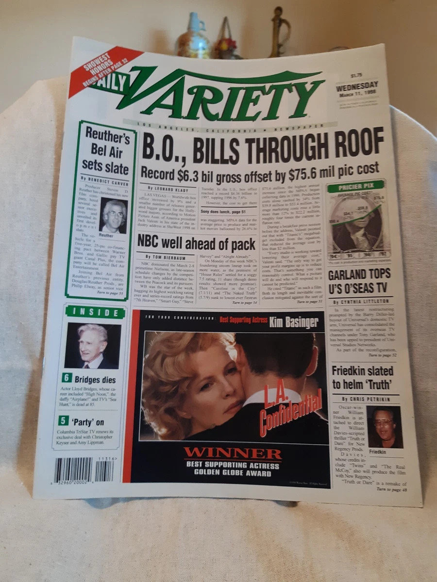 Daily Variety Magazine