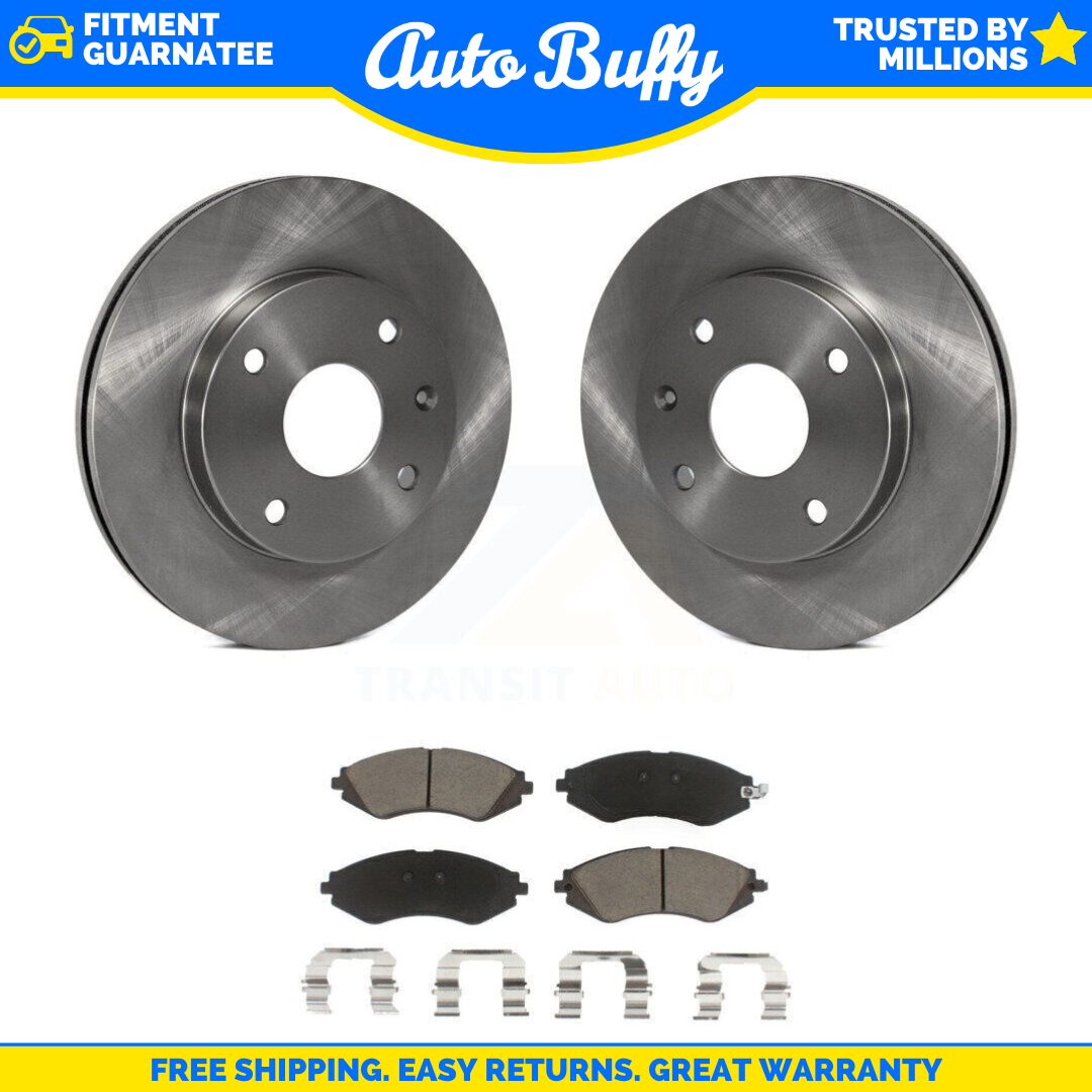 [Front] Disc Brake Rotor Ceramic Pad Kit For Suzuki Forenza Reno ...