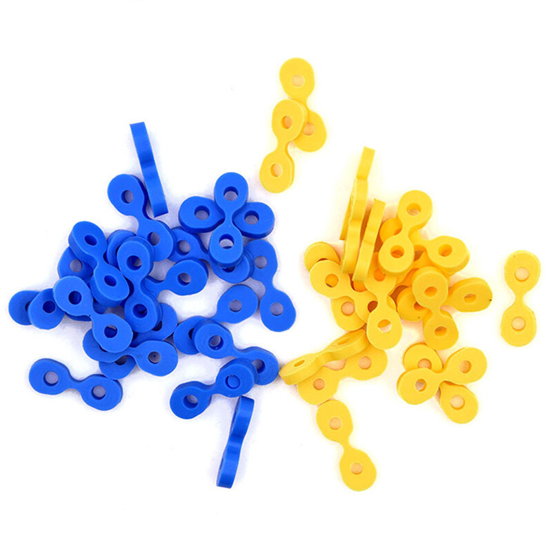 40pcs/box Dental Elastic Fixing Wedges Matrix Matrices Rubber Dam ...