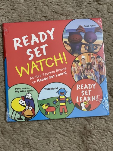 Kids Ready Set Watch Learn Shows TLC DVDs Paz SaveUms Hi-5 Peep ...
