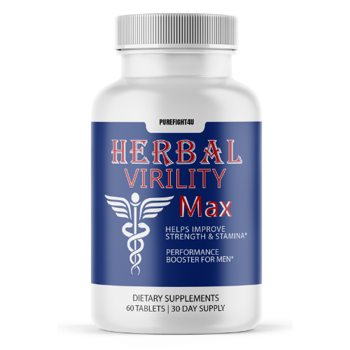 Herbal Virility Max Maximum Strength Male Performance Supplement - 60 ...