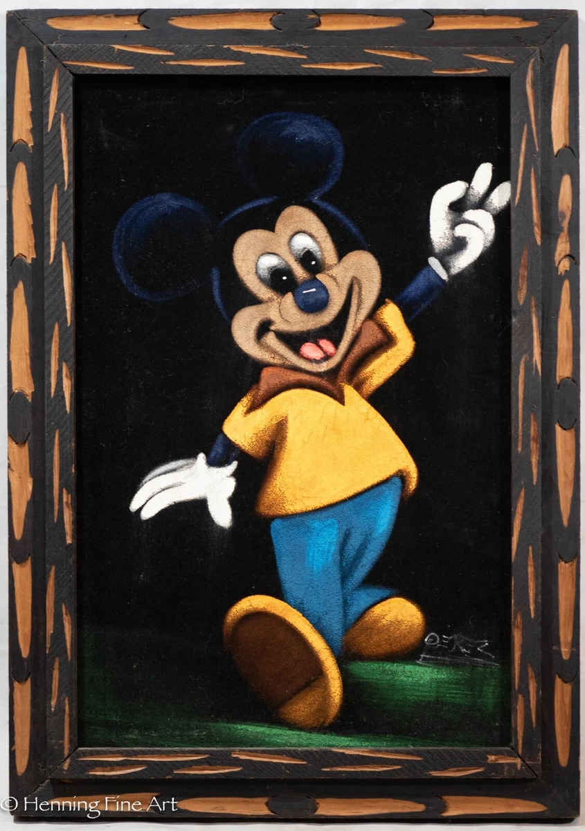 Mickey Mouse Oil Painting