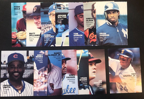 1989 Rookies Superstars Final Series Baseball 14 Card Set KEN GRIFFEY ...