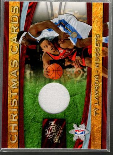A4993- 2009-10 Season Update Christmas Cards Materials #39 Ty Lawson ...