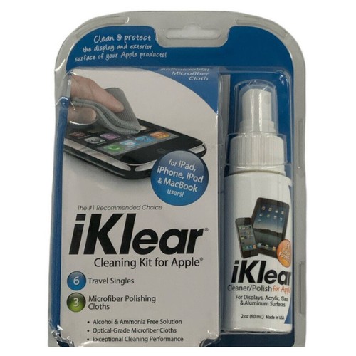 iKlear Screen Polish Cleaning Travel Kit for Apple Devices HDTVs Plasma ...