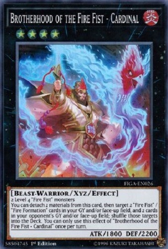 Yugioh - Brotherhood Fire Fist Boar Lion Tiger King Cardinal - Free ...