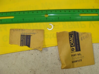 NEW OMC outboard NOS NIB OEM Johnson Evinrude stamp RETAINER SHIFT ...